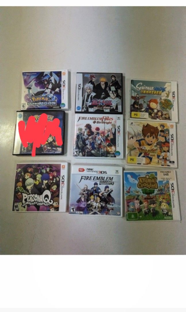 Nintendo 3DS Games DS persona Q pokemon mystery dungeon ultramoon fire ...