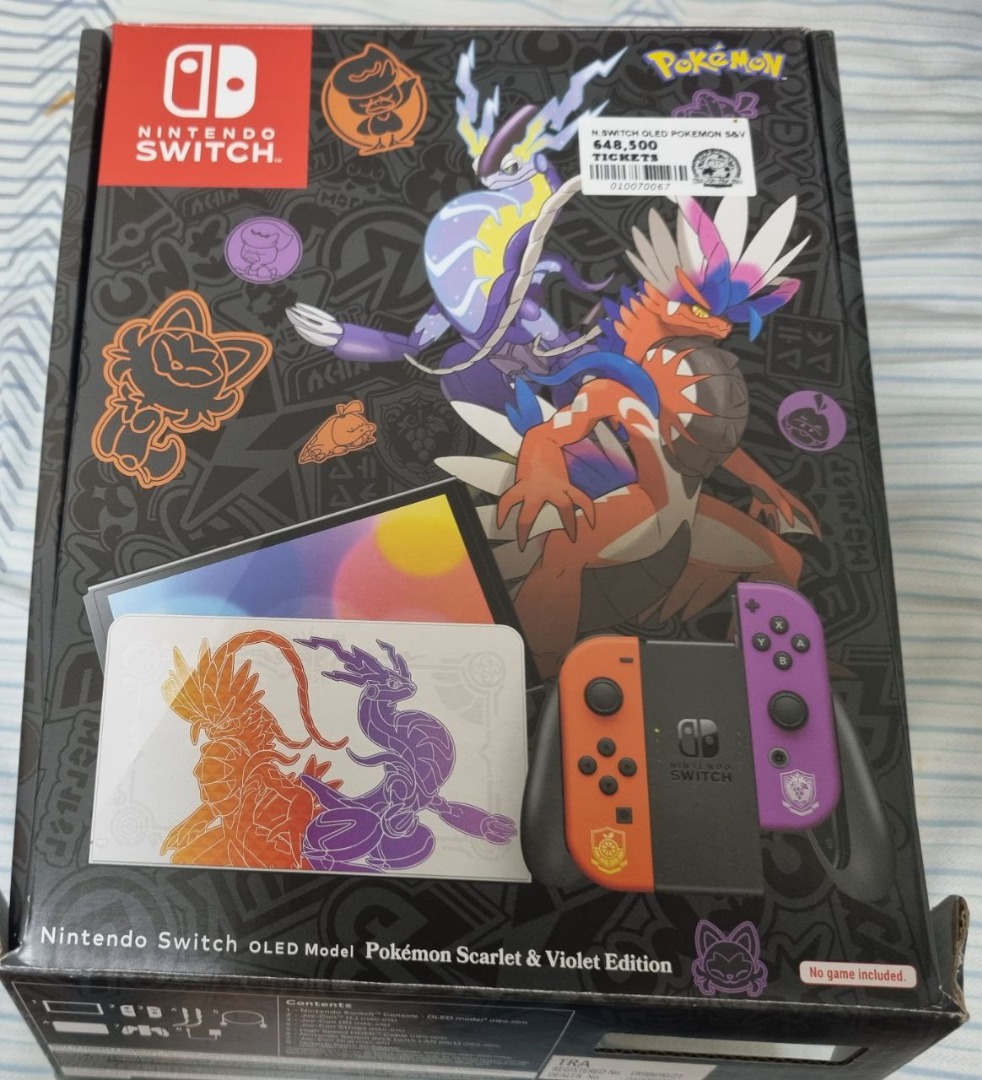 Nintendo Switch OLED (Pokemon Scarlet & Violet Edition) - Spent about ...