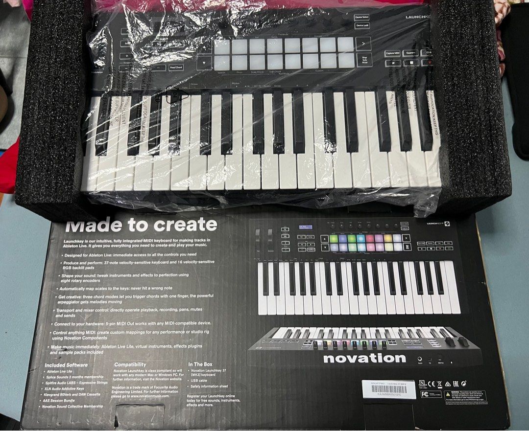 Novation Launch Key (37), Hobbies & Toys, Music & Media, Musical ...