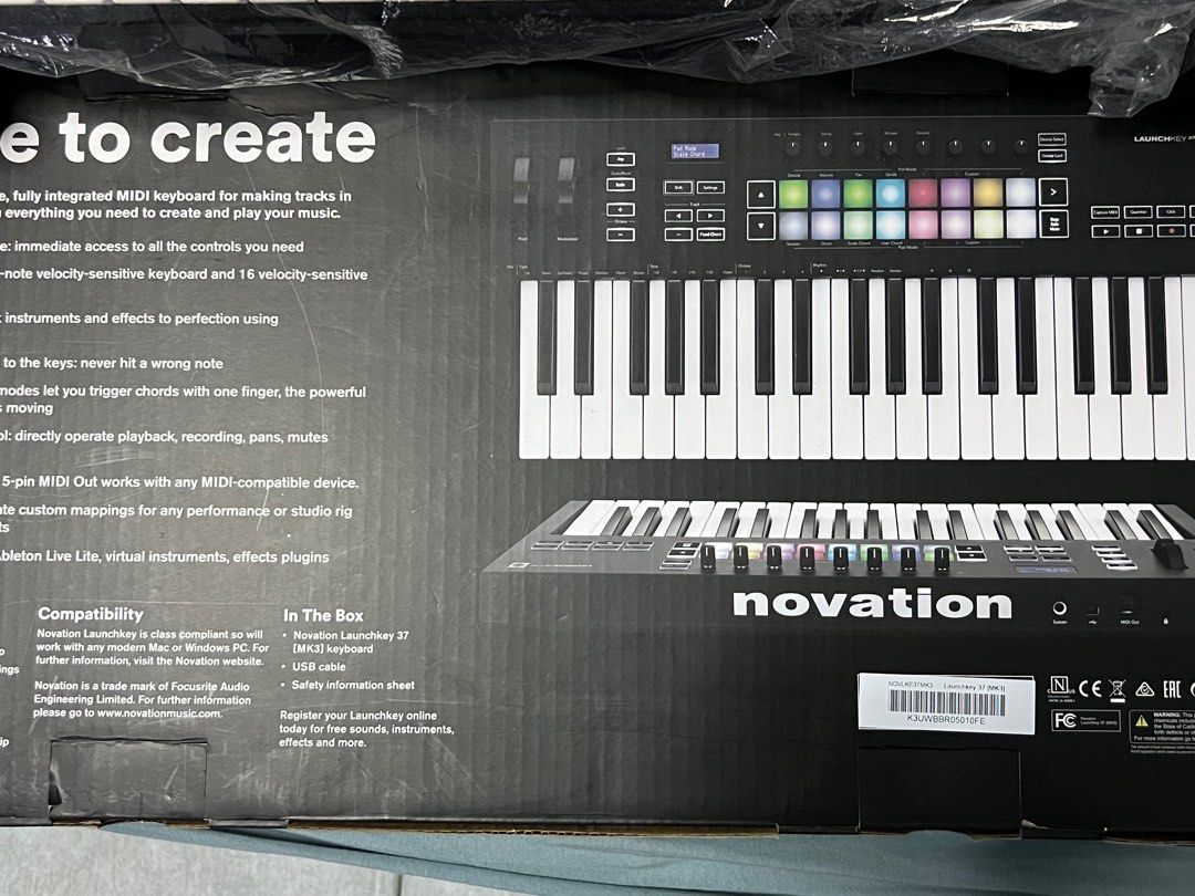 Novation Launch Key (37), Hobbies & Toys, Music & Media, Musical ...
