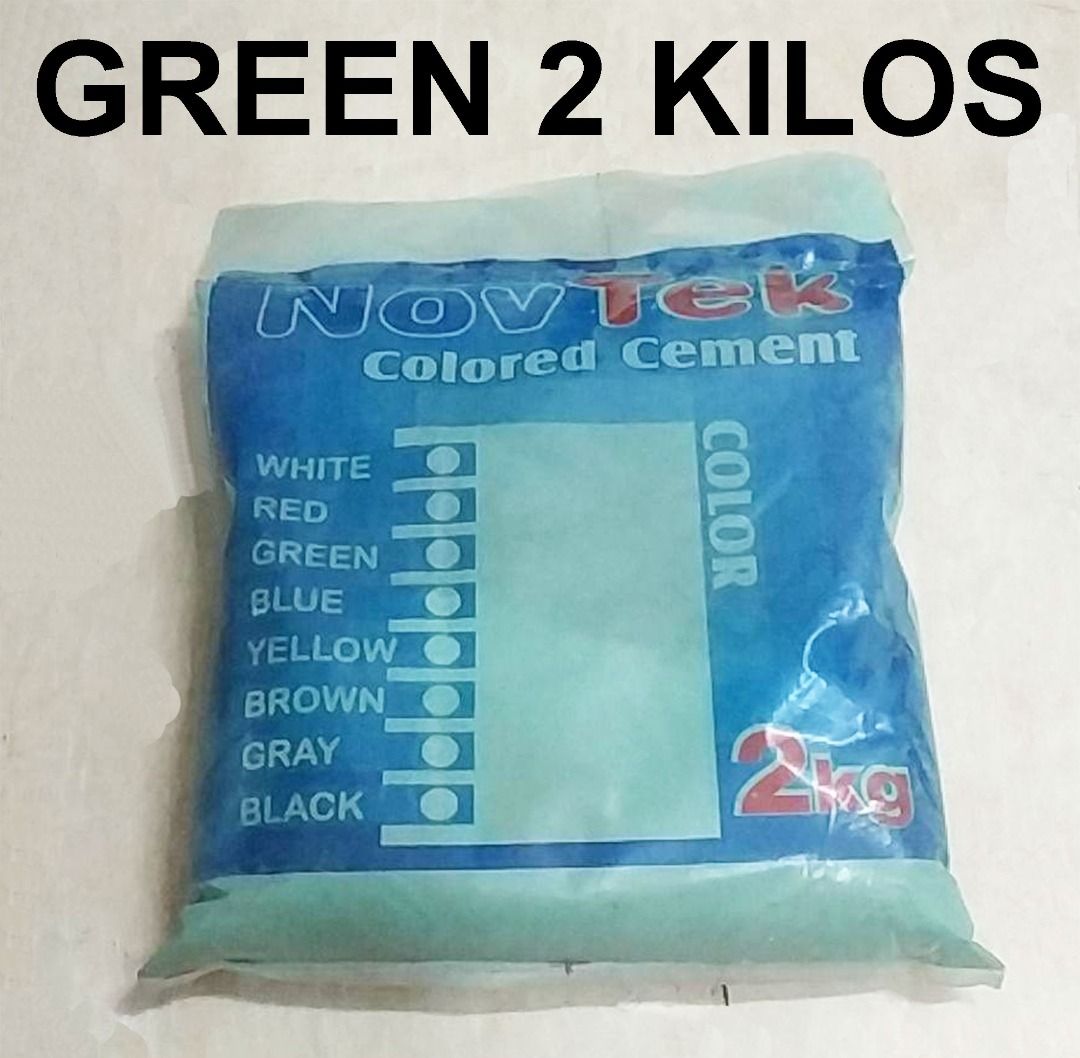 NOVTEK COLORED CEMENT 2 KILOS GREEN ...