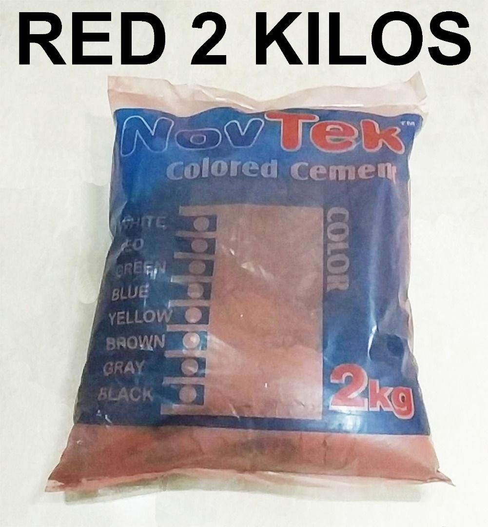 NOVTEK COLORED CEMENT 2 KILOS RED ...
