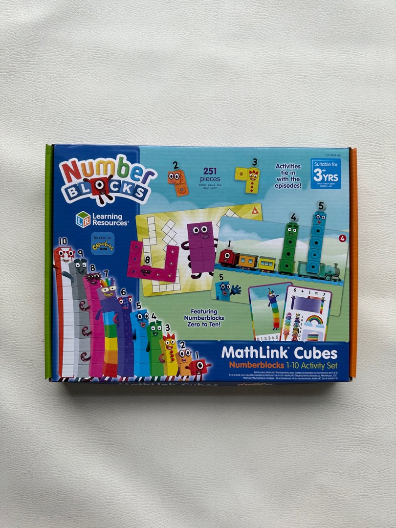 Number Blocks Math Cube Links 1-10 by Learning Resources, Babies & Kids ...