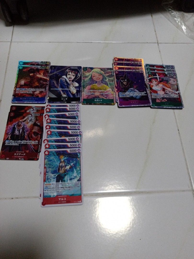 OCG One-piece OP-02 cards, Hobbies & Toys, Toys & Games on Carousell