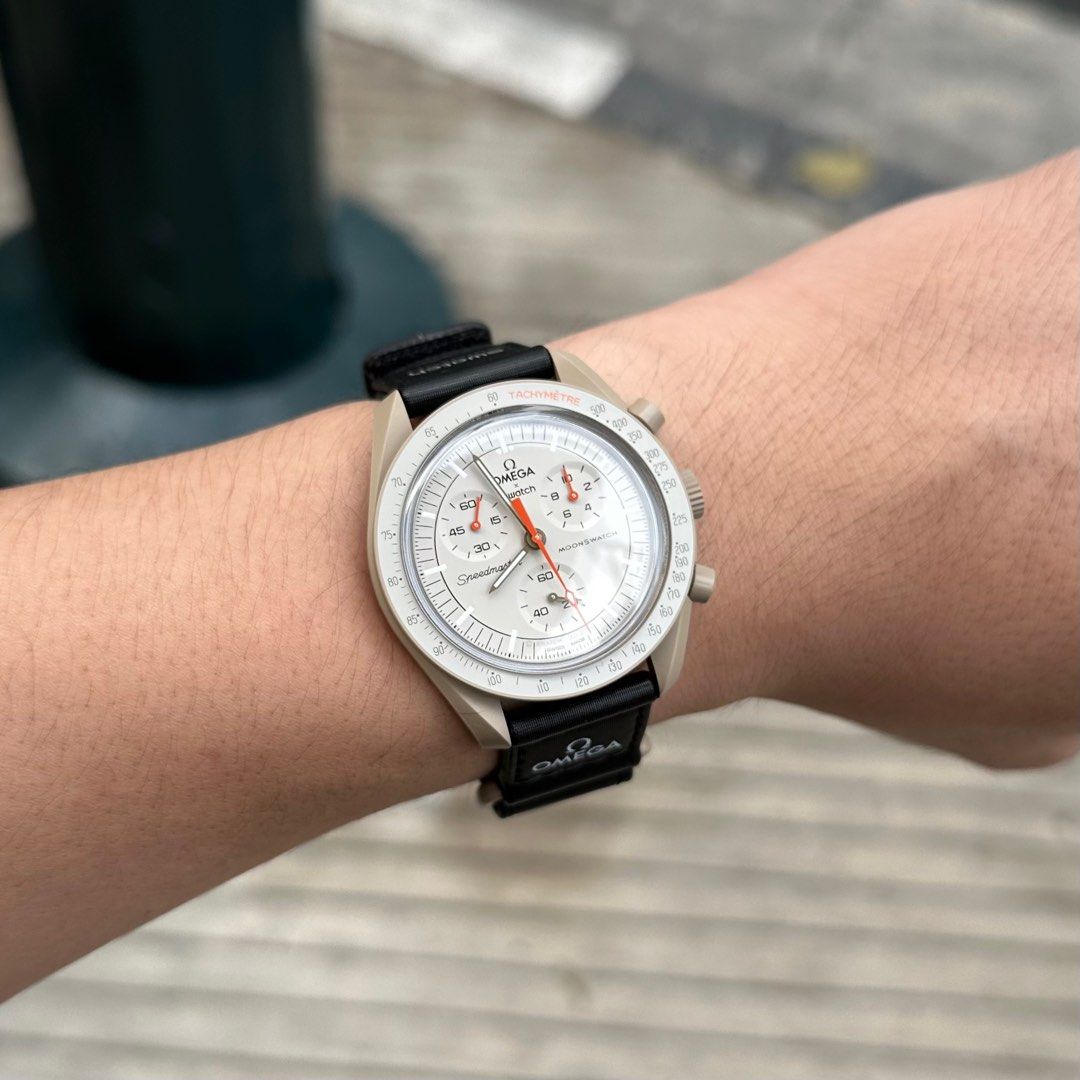 Omega MoonSwatch - "Mission to Jupiter", Luxury, Watches on Carousell