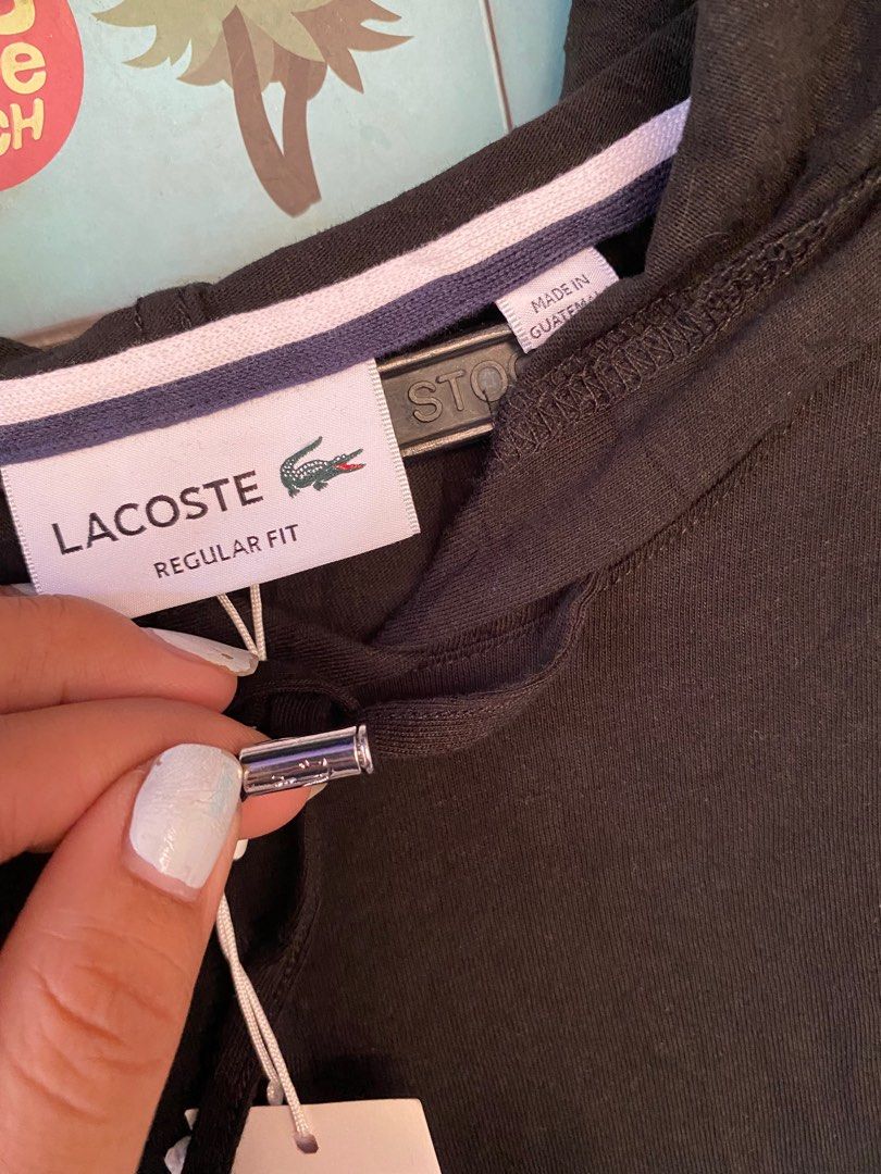 Original Lacoste, Men's Fashion, Tops & Sets, Hoodies on Carousell