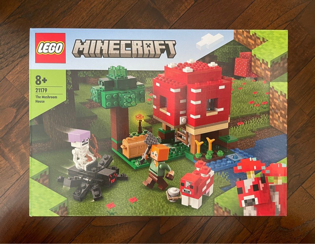 Original Lego Minecraft : The Mushroom House (21179) & The Nether ...