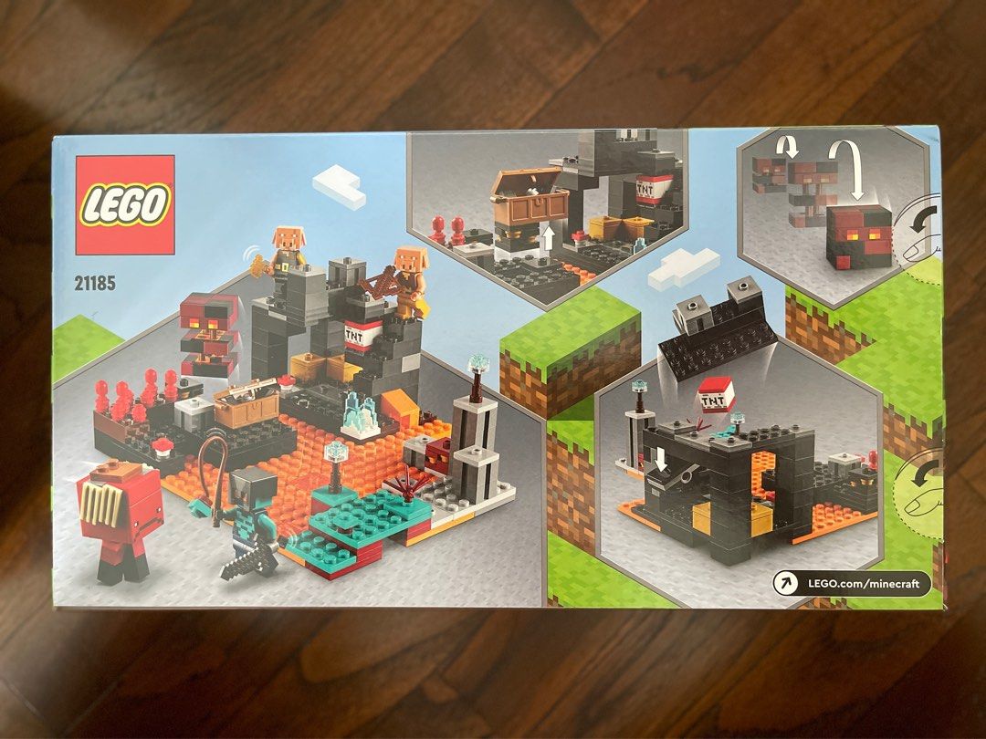 Original Lego Minecraft : The Mushroom House (21179) & The Nether ...