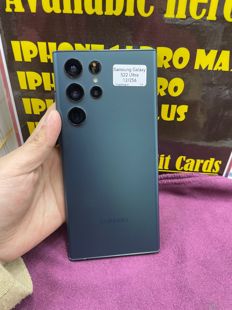 Original Samsung S22 ultra 5G 12/256 openline no issue, Mobile Phones ...