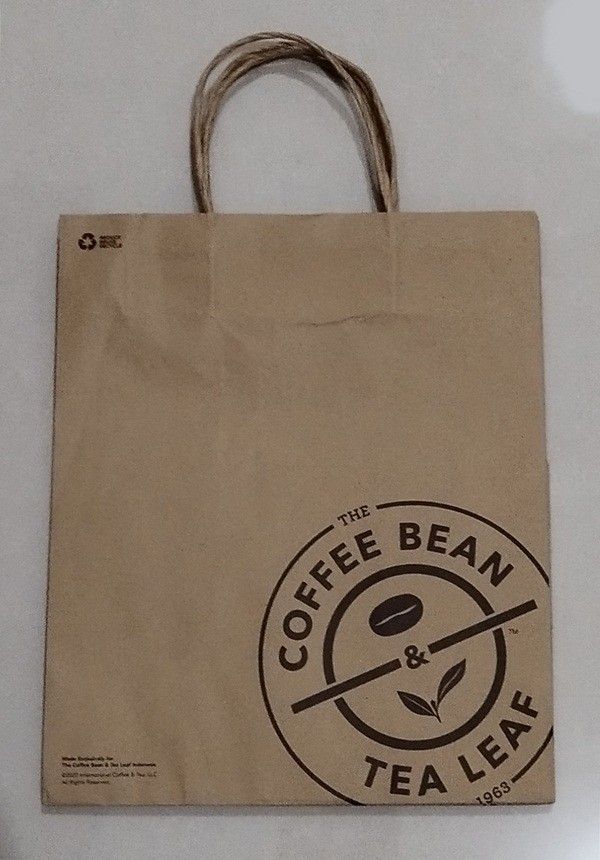 Paperbag Branded The Coffee Bean, Serba Serbi, Others di Carousell