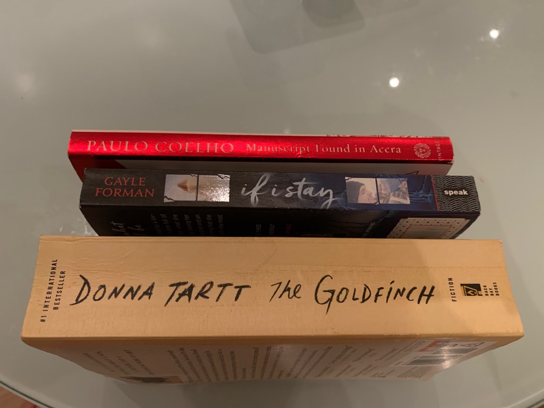 Paulo Coelho Gayle Forman Donna Tartt, Hobbies & Toys, Books ...