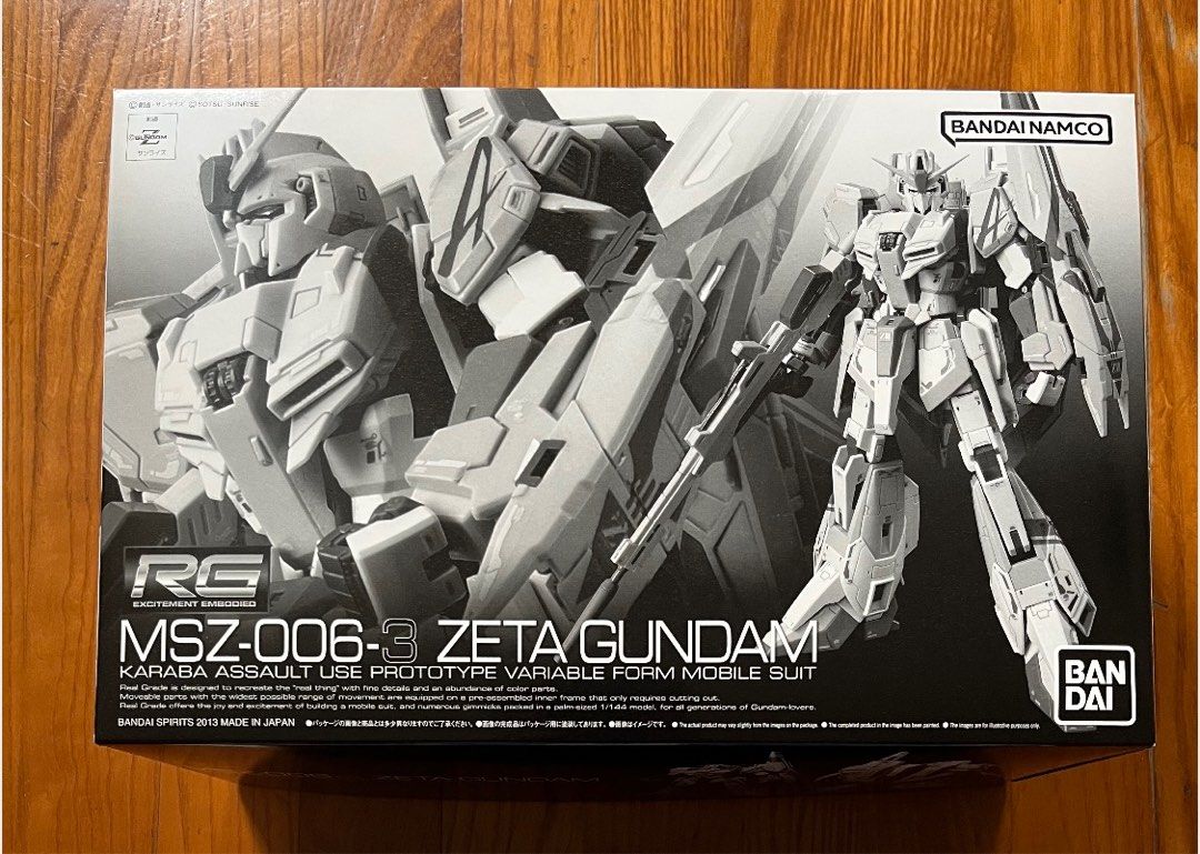 PB rg z gundam MSZ-006-3 zeta gundam, 興趣及遊戲, 玩具 & 遊戲類 - Carousell