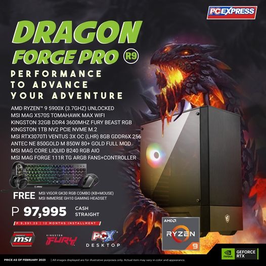 PCX PC DRAGON FORGE PRO, Computers & Tech, Desktops on Carousell