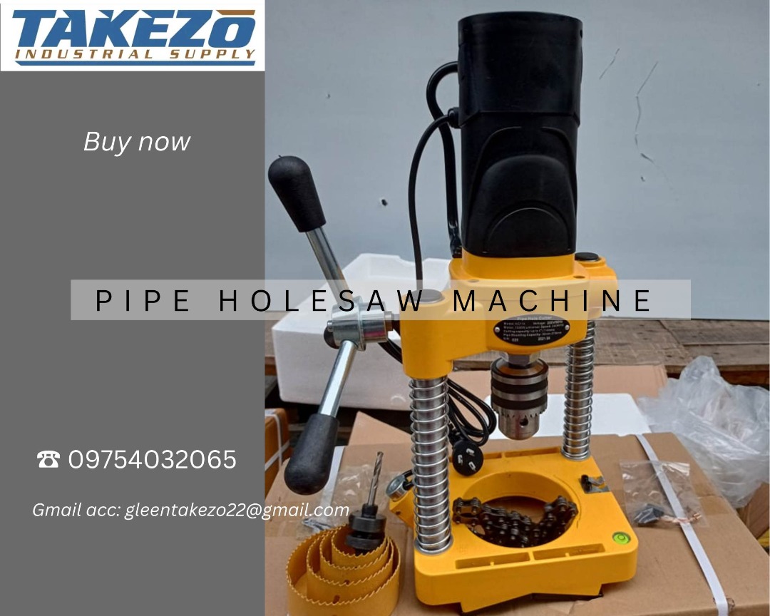 PIPE HOLESAW MACHINE, Commercial & Industrial, Construction Tools ...