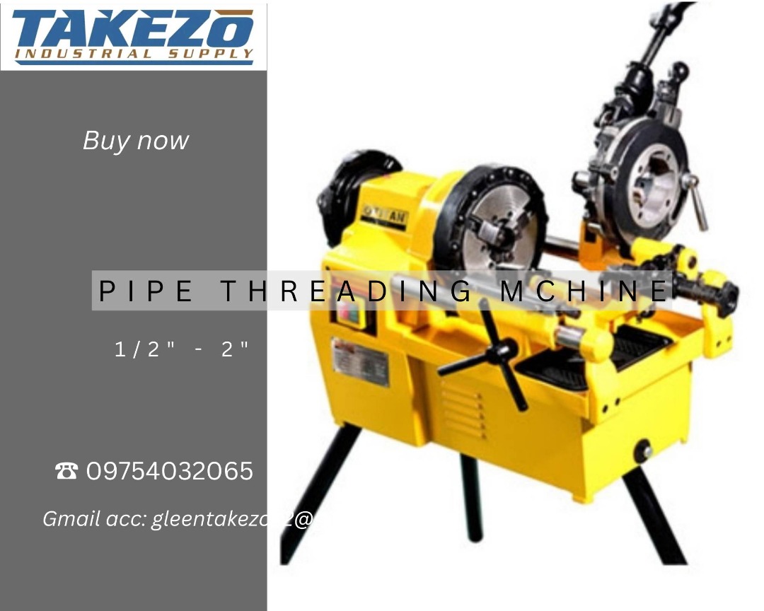 PIPE THREADING MACHINE, Commercial & Industrial, Construction Tools ...