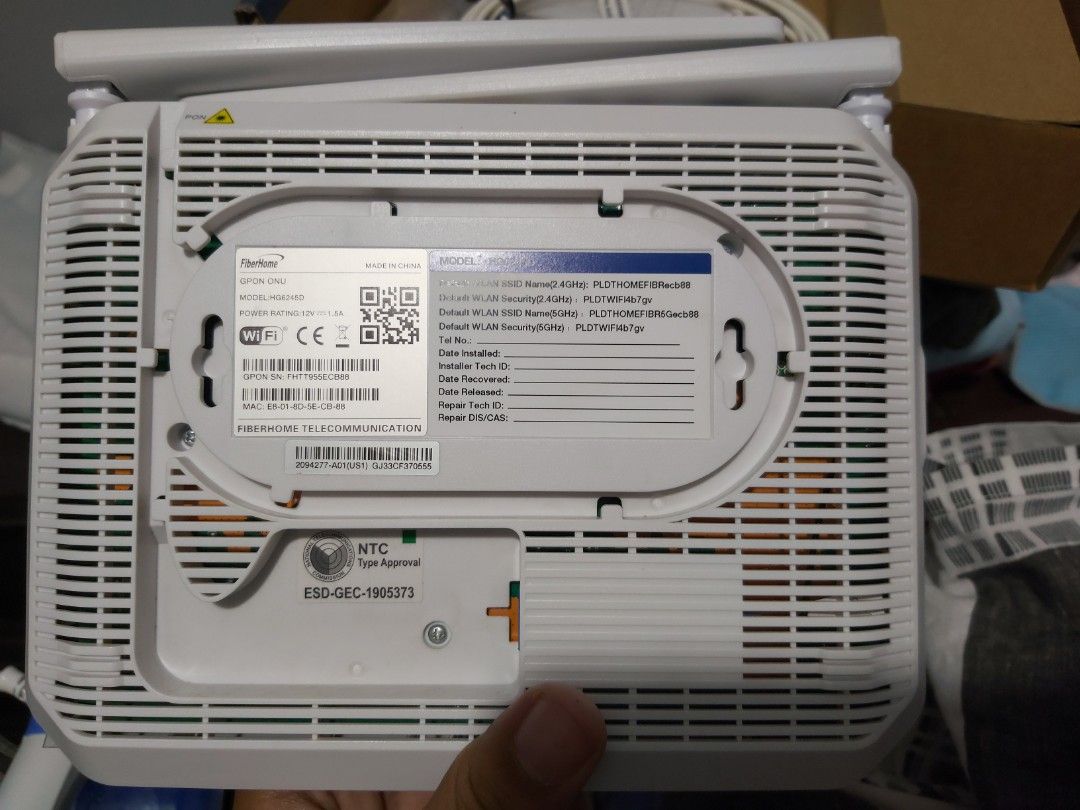 Pldt Home Fibr Router Computers And Tech Parts And Accessories Networking On Carousell