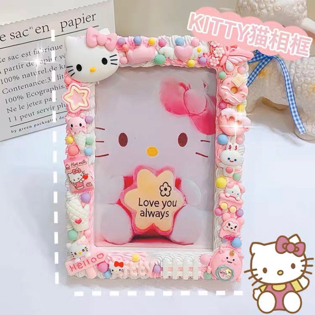 PO Sanrio Photo Frame, Hobbies & Toys, Stationery & Craft, Handmade ...