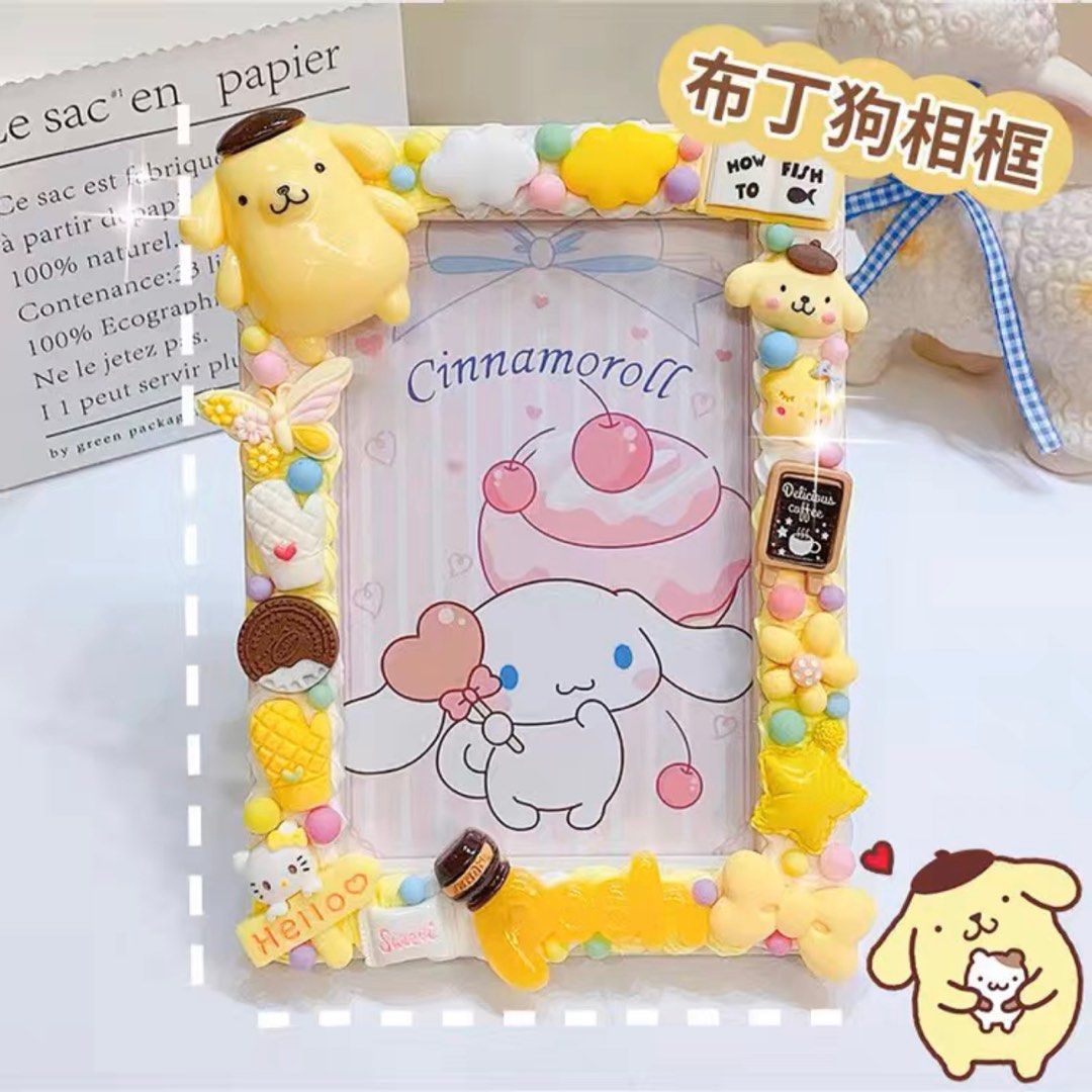 PO Sanrio Photo Frame, Hobbies & Toys, Stationery & Craft, Handmade ...