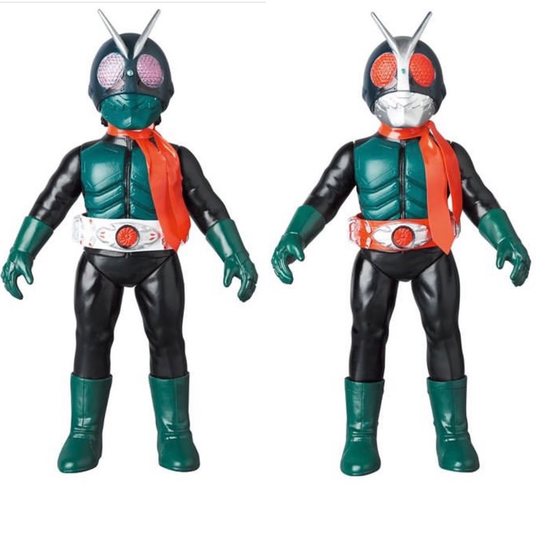Po Shin Kamen rider 1 2 medicom sofubi masked rider sofvi, Hobbies & Toys, Toys & Games on Carousell