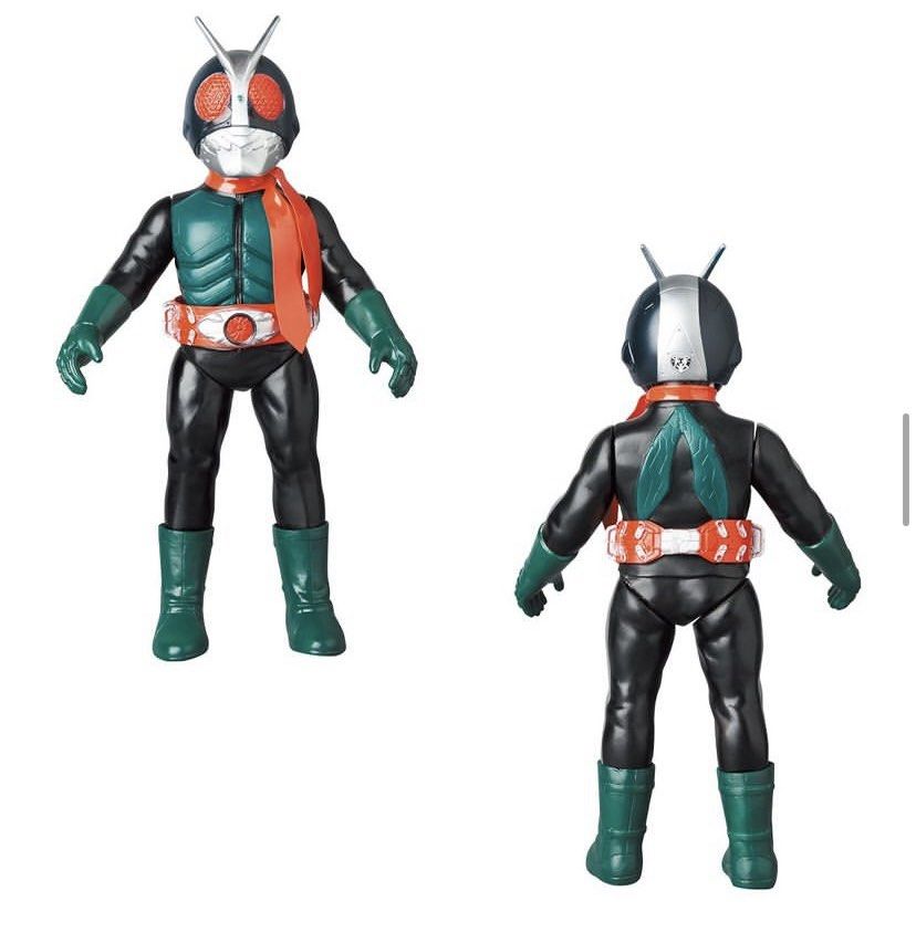 Po Shin Kamen rider 1 2 medicom sofubi masked rider sofvi, Hobbies & Toys, Toys & Games on Carousell