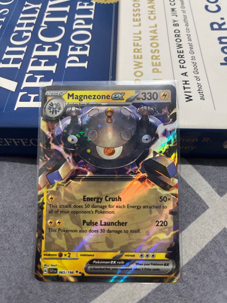 Pokemon Magnezone Ex Scarlet And Violet 65/198 Holo Rare TCG Card ...