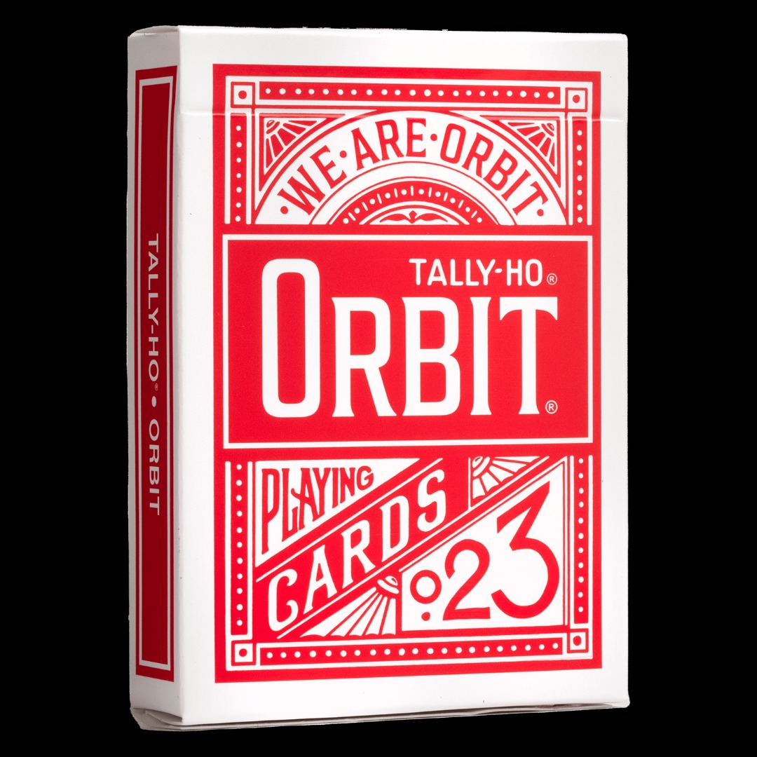 Poker Cards - We Are Orbit x Tally-Ho Circle Back (Red) Playing Cards ...