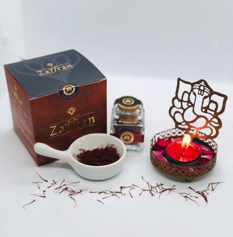 Premium Kashmiri Saffron|2 gm| Zaffran, Food & Drinks, Spice ...