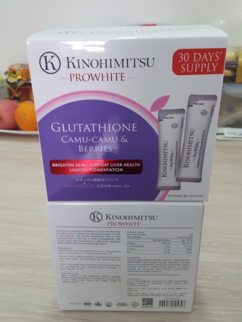 Prowhite kinohimitsu Expiry 2025, Health & Nutrition, Health ...
