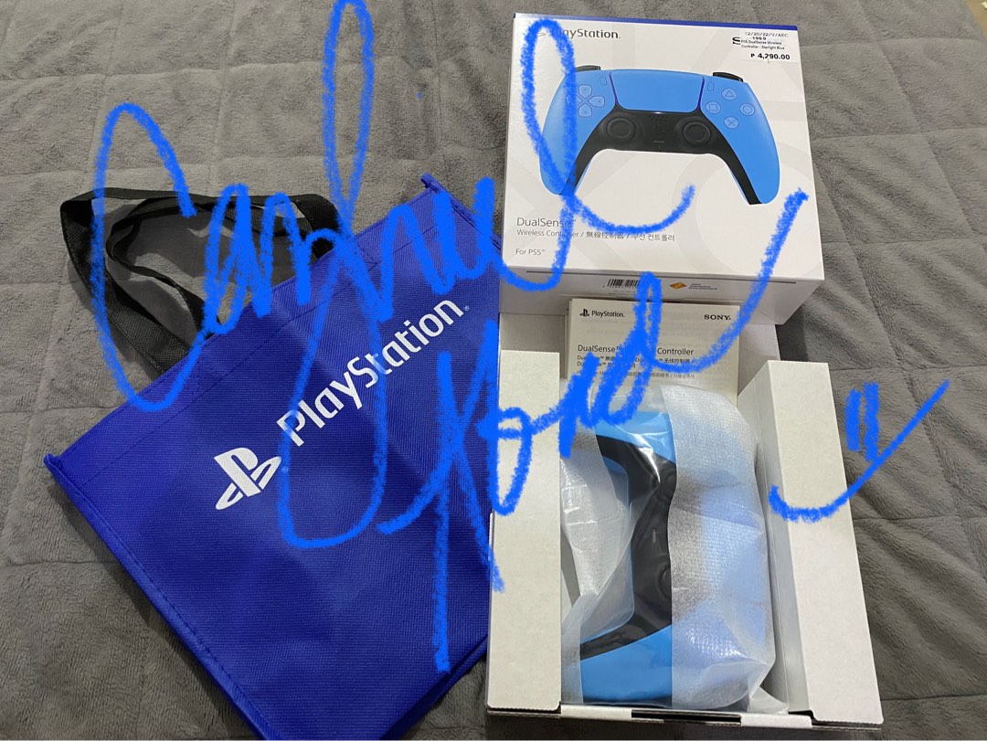 Ps5 DualSense Wireless Controller - Starlight Blue, Video Gaming, Video ...