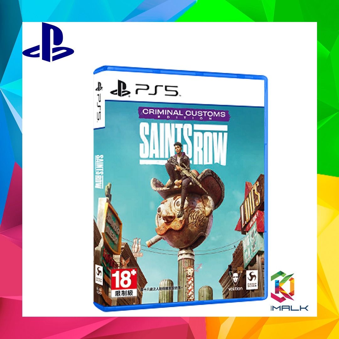 PS5 SAINTS ROW CRIMINAL CUSTOMS EDITION, Video Gaming, Video Games ...