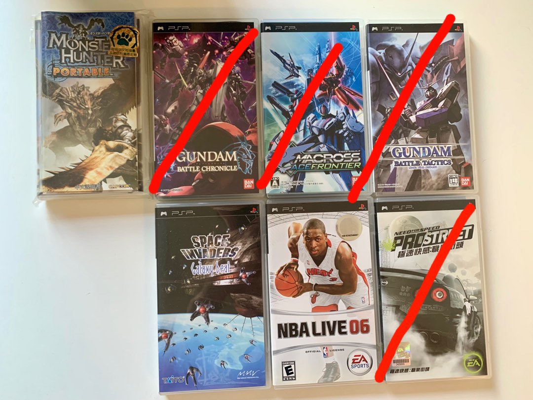 PSP game monster hunter portable gundam battle chronicle macross ace ...