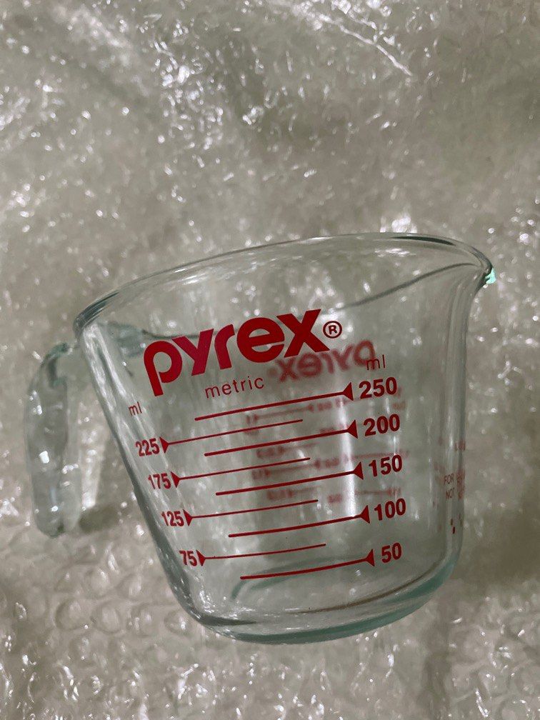 Pyrex measuring cup (250ml / 1 Cup), Furniture & Home Living ...