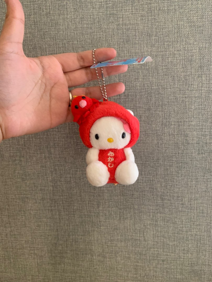 RARE 2001 Hello Kitty Akashi Octopus Mascot Gotochi on Carousell
