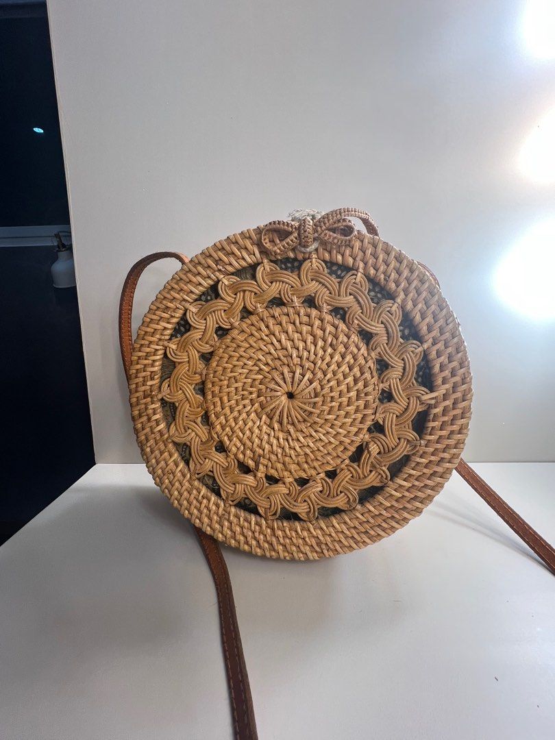 Rattan Bag from Bali, Women's Fashion, Bags & Wallets, Beach Bags on ...