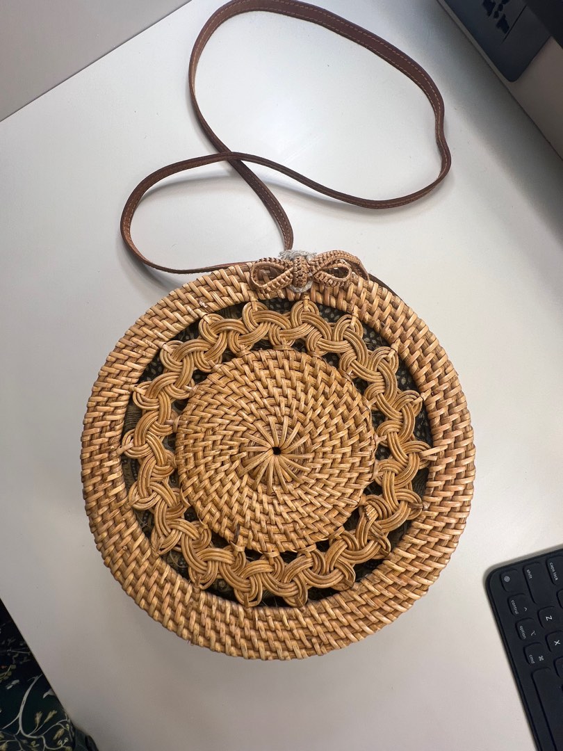 Rattan Bag from Bali, Women's Fashion, Bags & Wallets, Beach Bags on ...