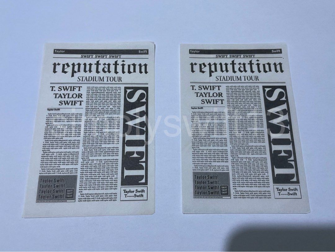 reputation tour confetti, Hobbies & Toys, Memorabilia & Collectibles ...