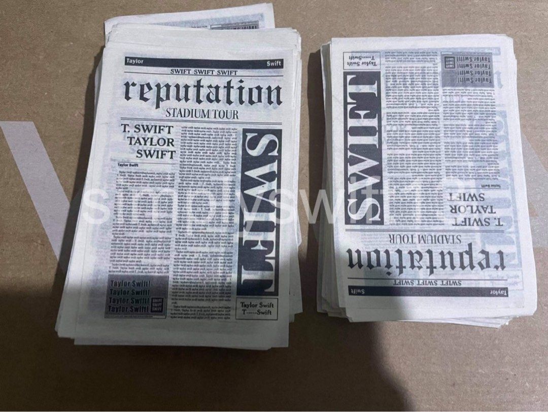 reputation tour confetti, Hobbies & Toys, Memorabilia & Collectibles ...