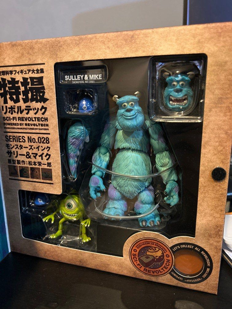 Revoltech Monsters Inc Mike and Sulley, Hobbies & Toys, Toys & Games on ...