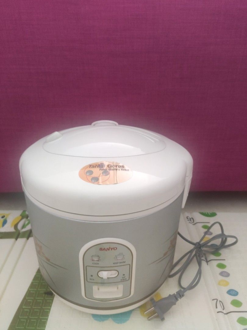 Rice Cooker Sanyo ECJ-SP18B(SL), Kitchen & Appliances di Carousell