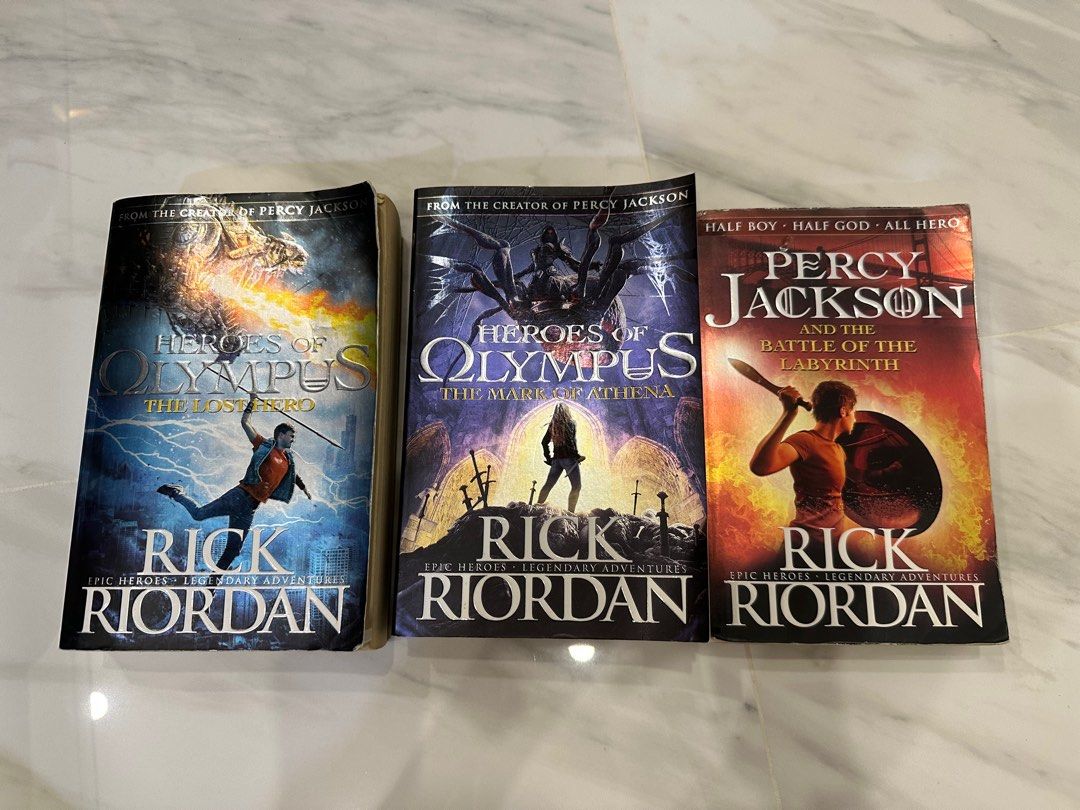 Rick Riordan books, Hobbies & Toys, Books & Magazines, Fiction & Non ...