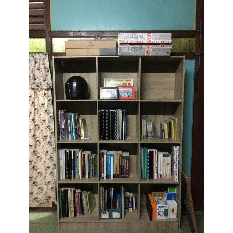 ROAM 6ft Bookcase Book Rack Rak Buku Bookshelf Almari Buku 12 Cube ...