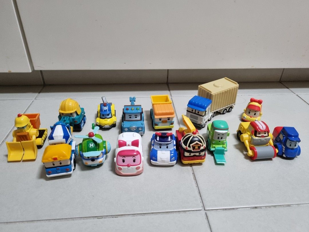 Robocar poli die-cast vehicle toys (poli roy Amber heli), Hobbies ...
