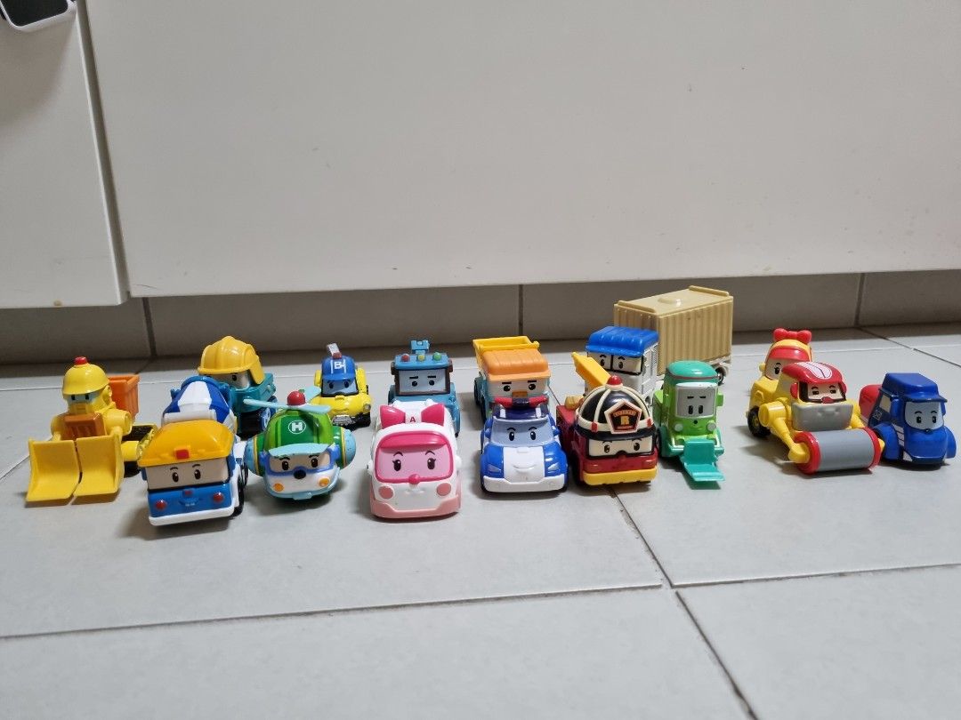 Robocar poli die-cast vehicle toys (poli roy Amber heli), Hobbies ...