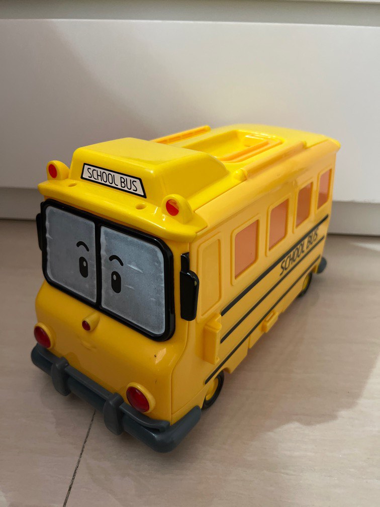Robocar Poli School Bus Carry Case, Hobbies & Toys, Toys & Games on ...