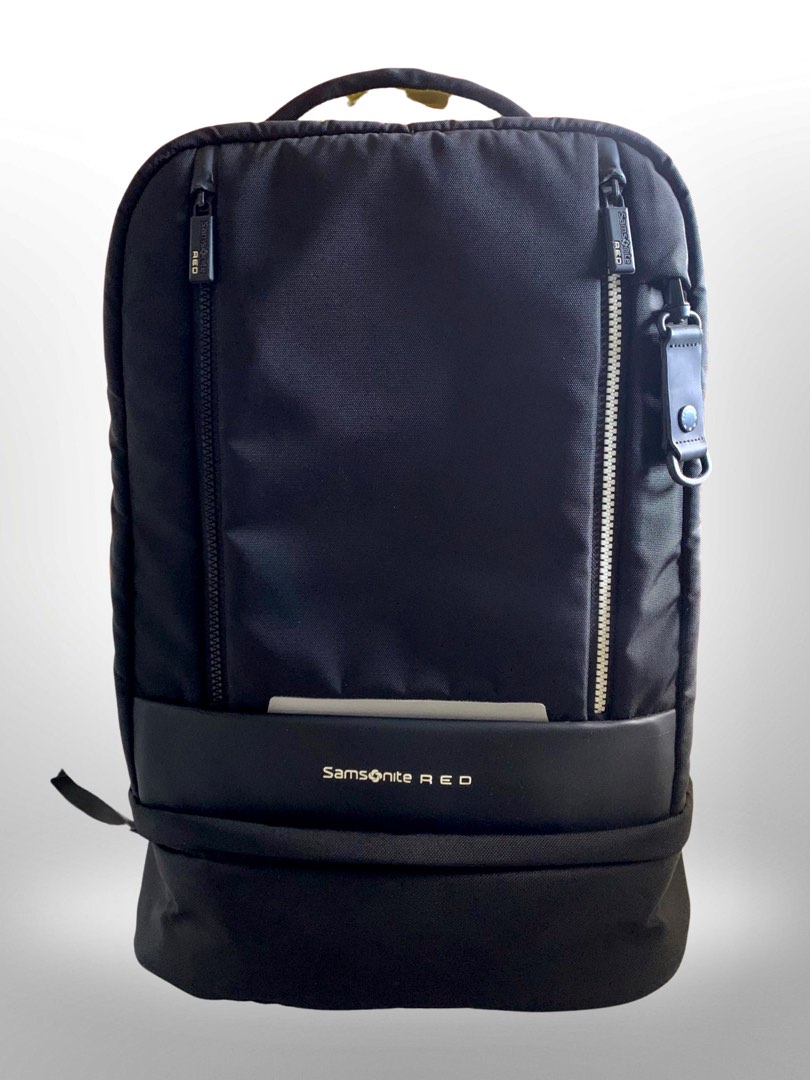 Authentic Samsonite Red Black Backpack, Men's Fashion, Bags, Backpacks ...