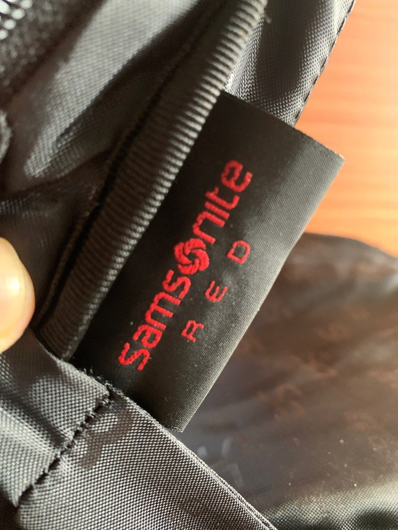 Authentic Samsonite Red Black Backpack, Men's Fashion, Bags, Backpacks ...