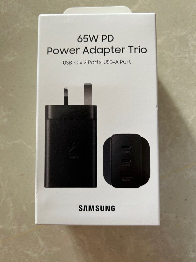 Samsung 65W PD Power Adapter Trio, Mobile Phones & Gadgets, Mobile ...