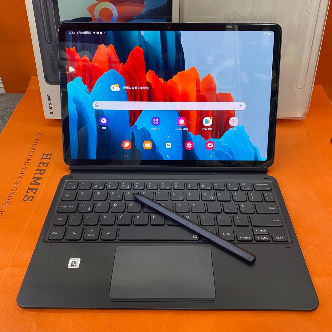 Samsung Galaxy Tab S7 (SM-T870) 6+128GB WiFi Black 連 Samsung 原裝Keyboard ...