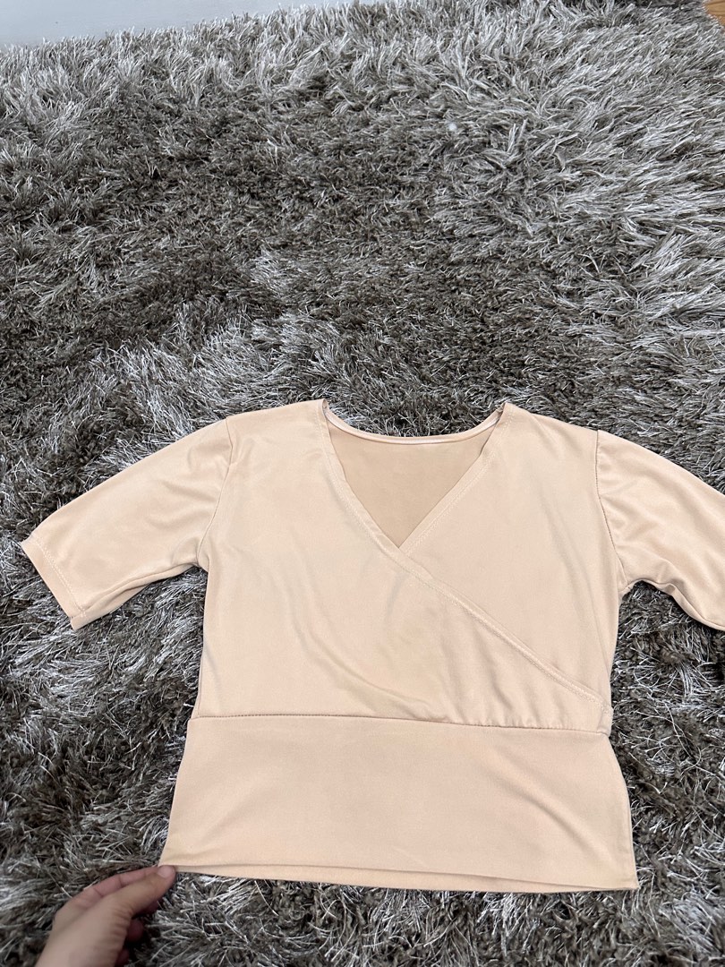 Sexy v shaped top, Women's Fashion, Tops, Blouses on Carousell