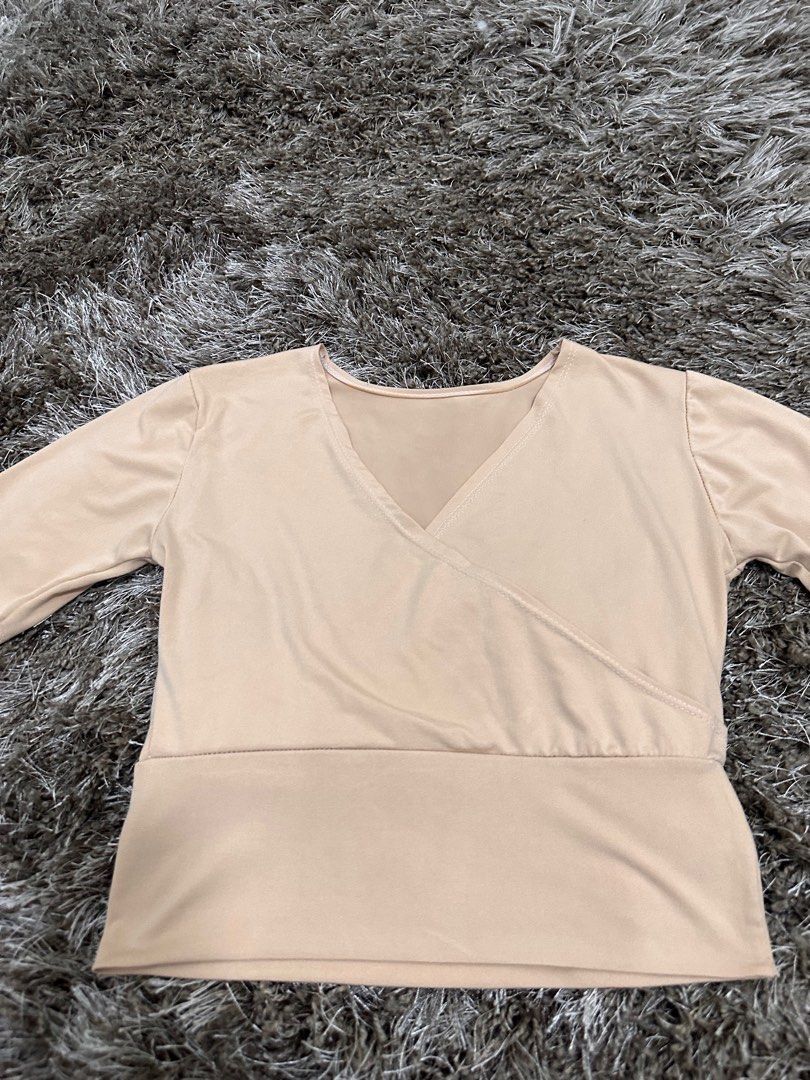 Sexy v shaped top, Women's Fashion, Tops, Blouses on Carousell
